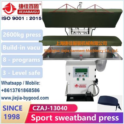 220V PLC Sport sweater belt Pressing Machine Steam Heating System Pant ...