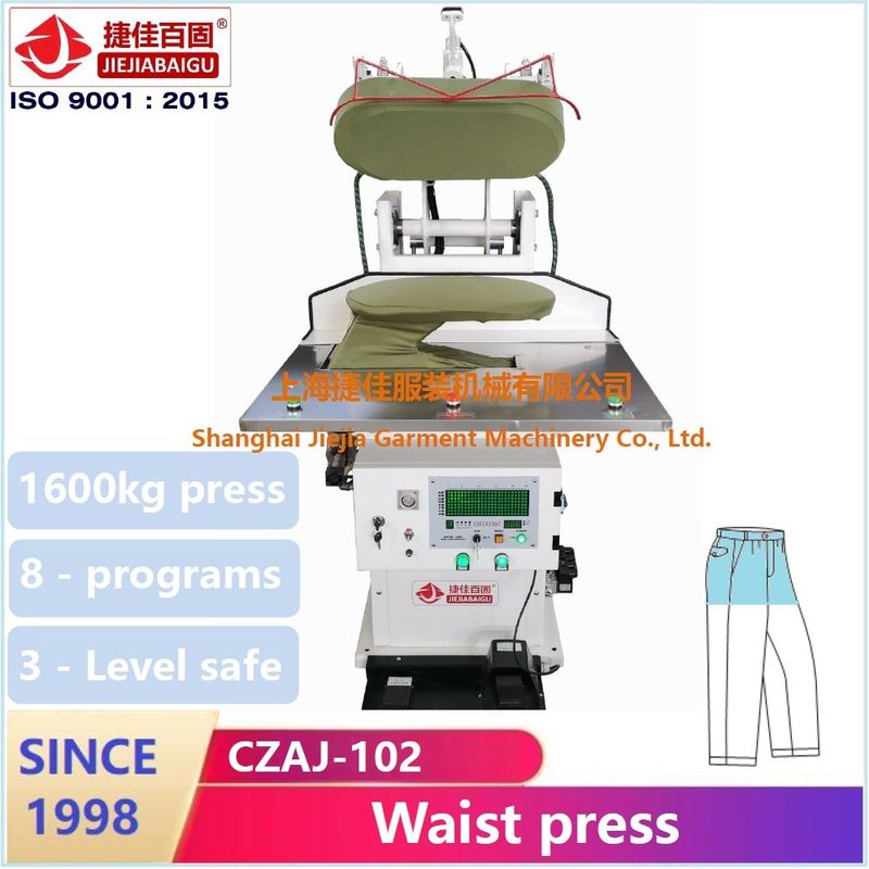 Seat Seam Shirt Pant Press Machine 0.75kw , Automatic Press Machine For ...