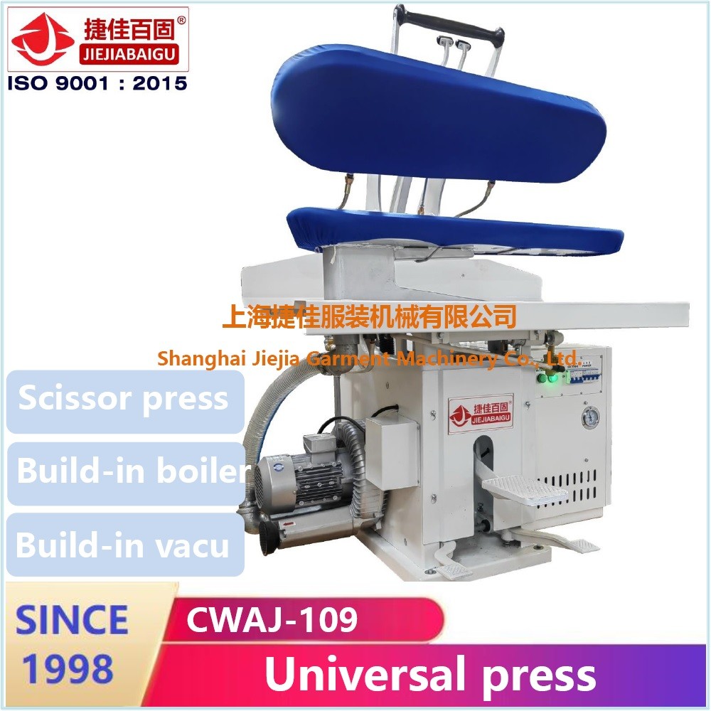 Laundry Manual Dry Steam Press Cloth Machine Big Buck Build In Steam ...