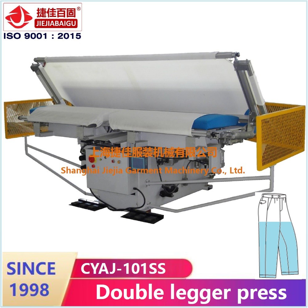 Double Legger Vertical Trouser Pressing Machine Touch Screen PLC ...