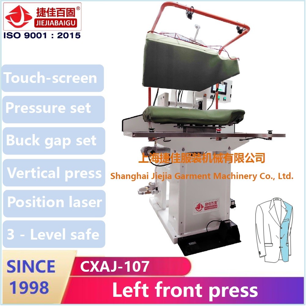 Suit Jacket Pressing Machine Touch Screen PLC 0-50mm different kind of ...